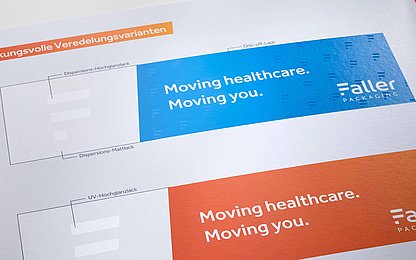 Finishing for folding cartons for more attractiveness at the POS ...