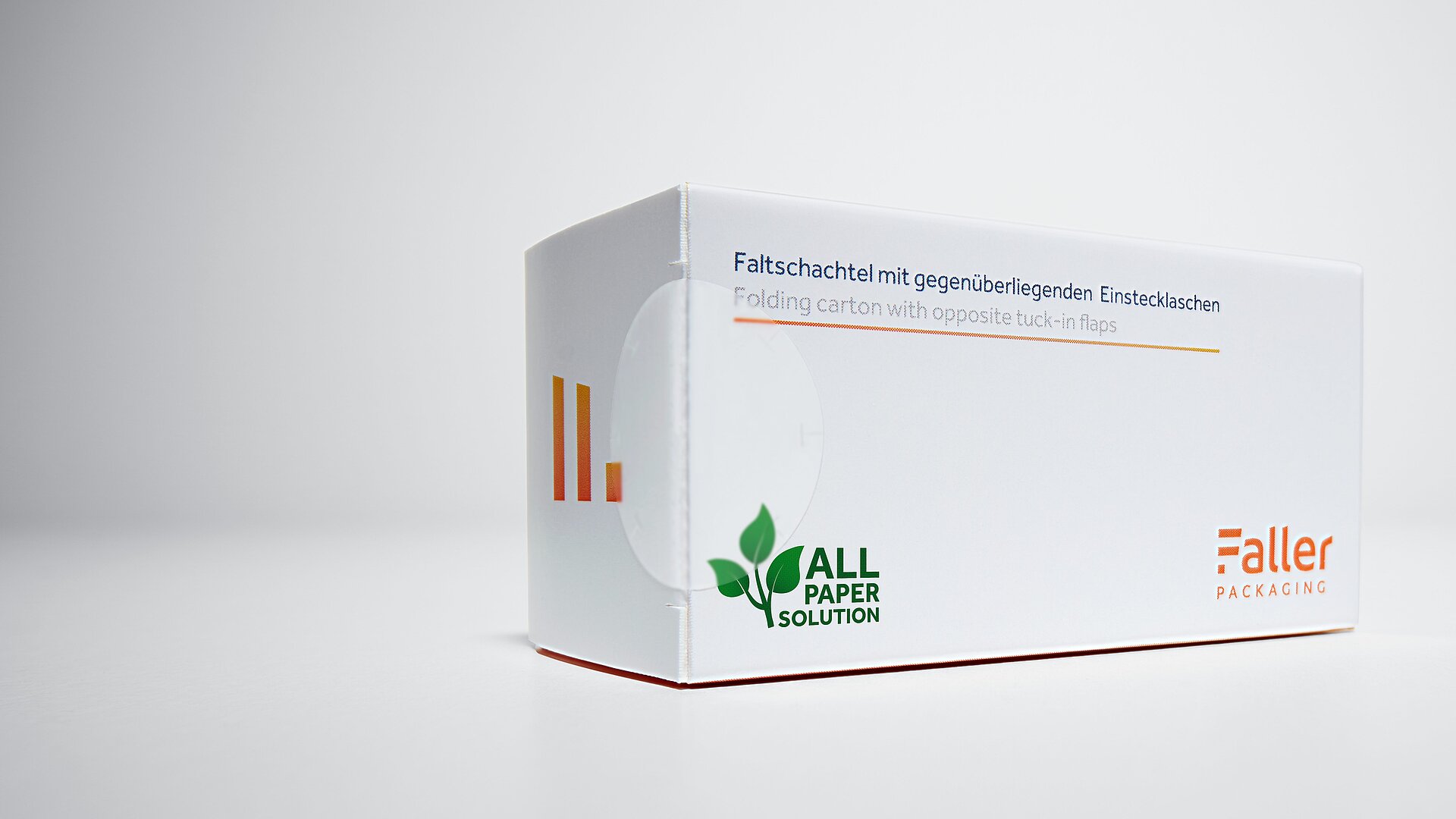 Semi-clear paper tamper evident label – Faller Packaging