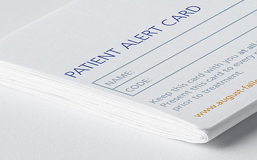 Patient Cards – Faller Packaging